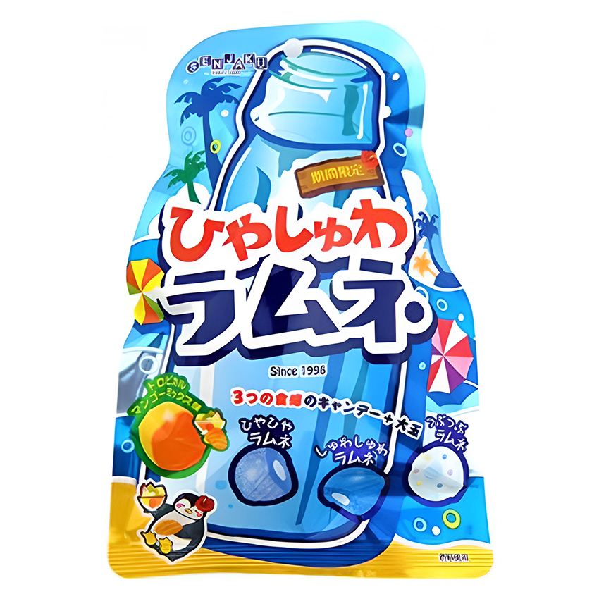 Senjyakuame-Honpo леденцы со вкусом рамунэ и с морской солью 75 гр