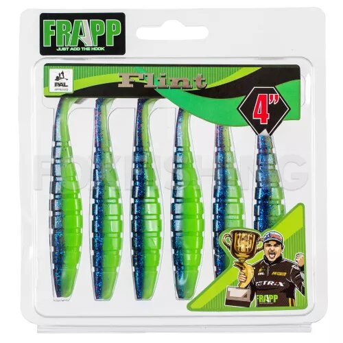 Силиконовая приманка Frapp Flint 4 10см. 6шт. вес: 7гр. #PAL06
