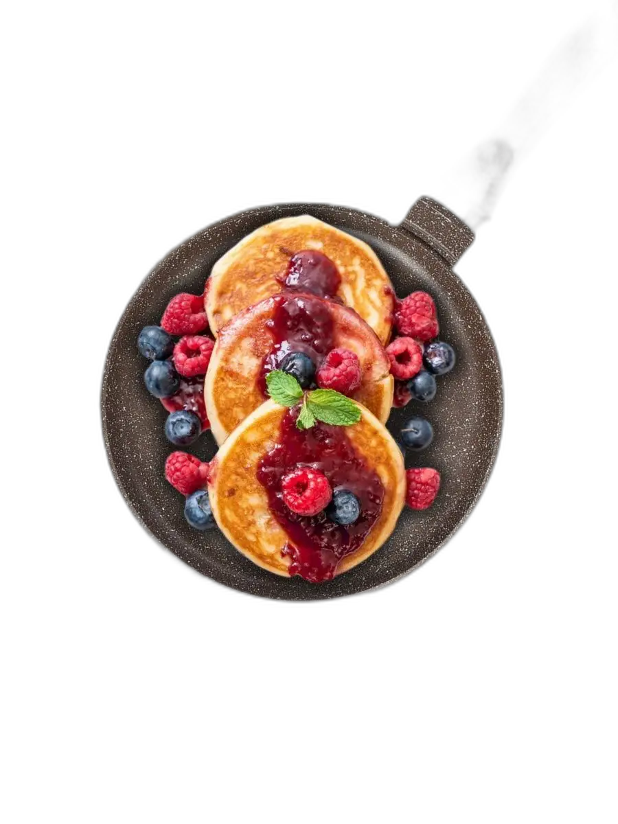 Сковорода блинная с толстым дном 20 см для блинов блинница