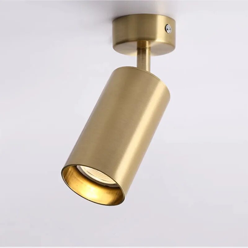 Потолочный светодиодный прожектор ROANJUNYH 7Вт 9Вт 12Вт gold, Natural white 4000K, 7 Вт