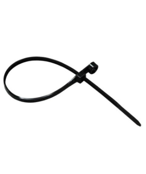 Хомуты-стяжки для кабелей и проводов, с отверстием под саморез, 150х3,6мм, 100 штук