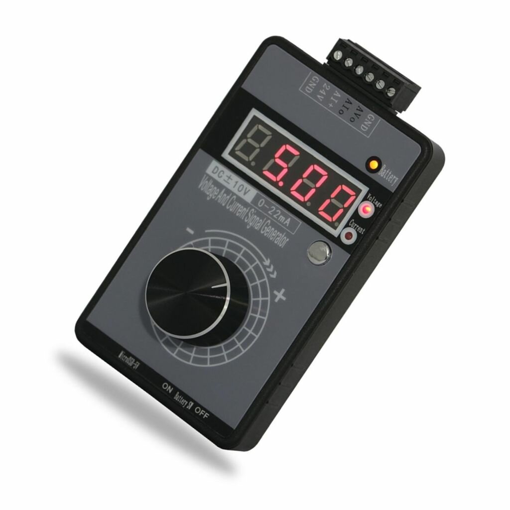 Генератор сигналов, калибратор аналогового источника, перезаряжаемый