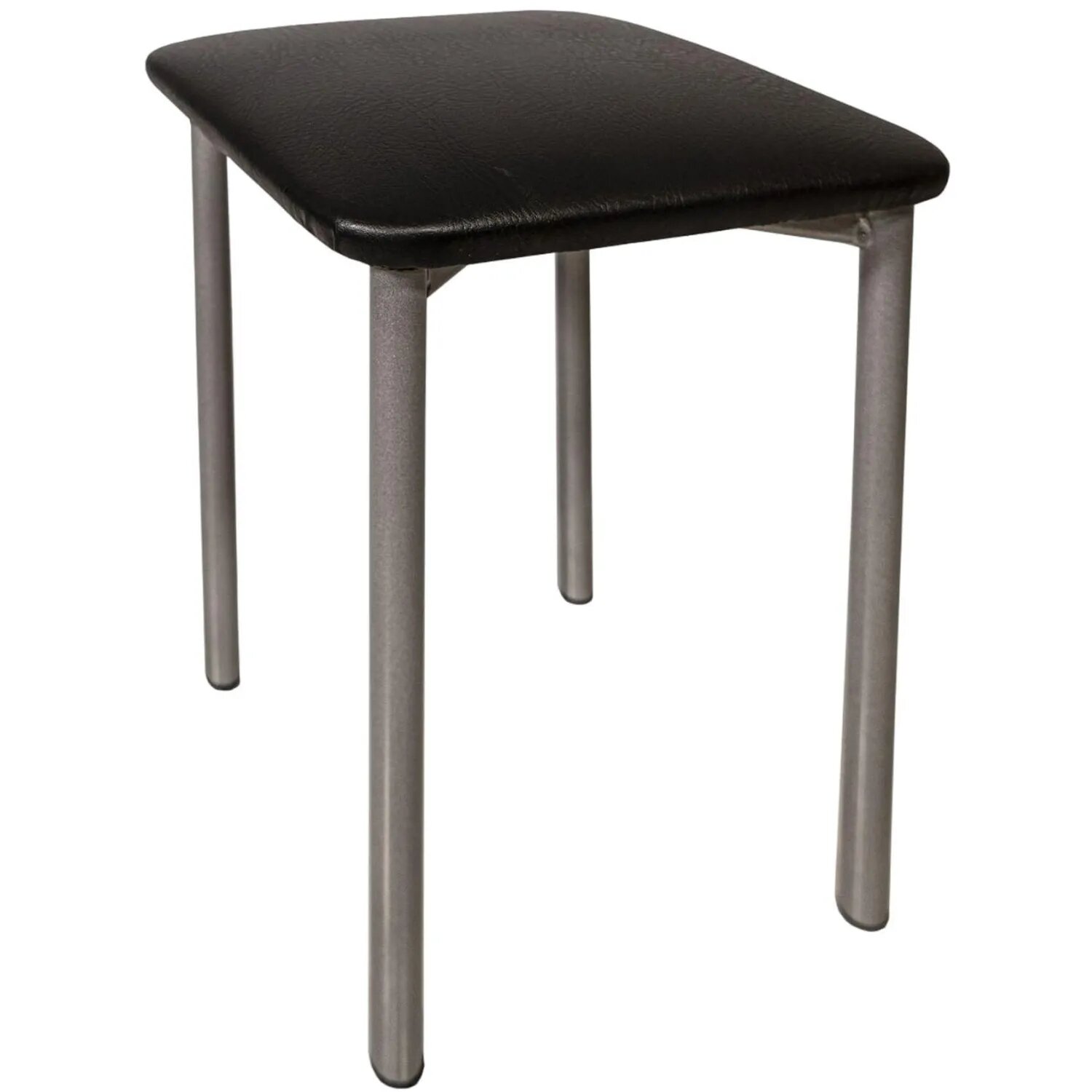 Табурет MKM_усиленный 22 черный полим/хром