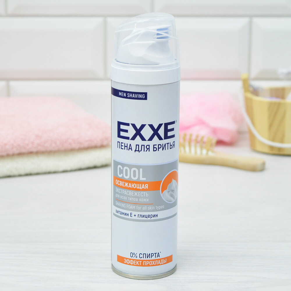 Пена для бритья COOL освежающая 200мл EXXE