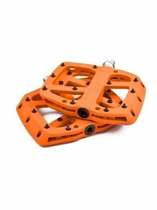 Педали E Thirteen Base Flat Pedal Composite Naranja (PD2USA-104)