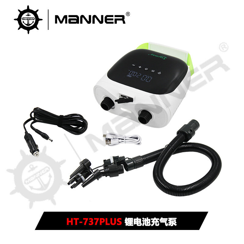 Сапборд со встроенным электрическим насосом, автомобильный насос 12В, палатка, надувная лодка, рыболовная плавучая платформа.