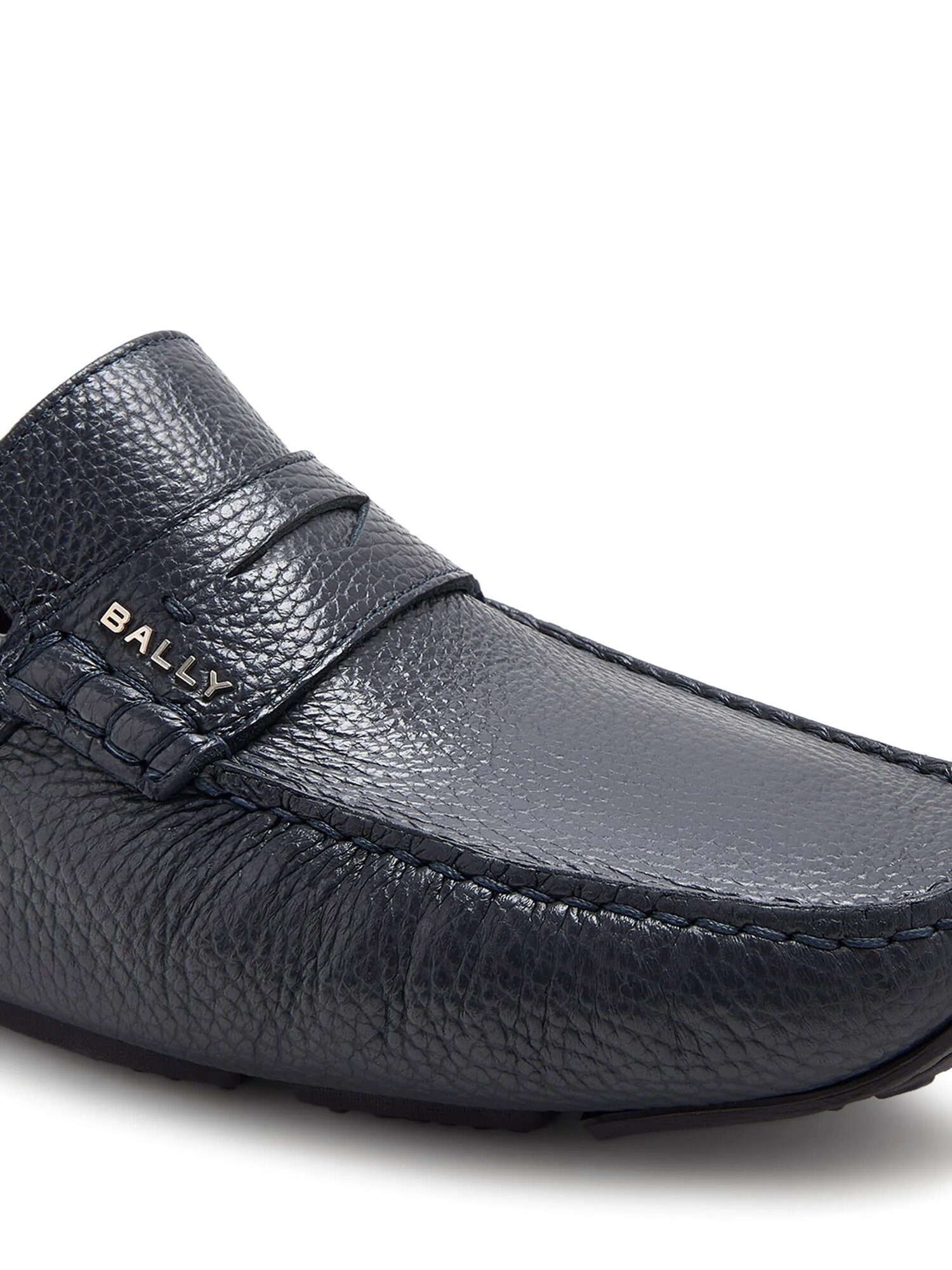 Лоферы Bally Leather loafers, размер 43.5, blue — фото 1