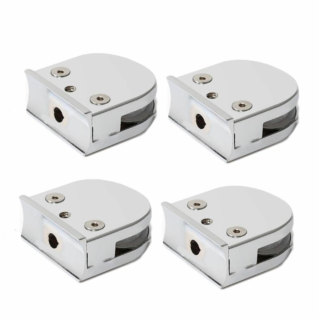 Универсальный крепеж для стекла с антикоррозийным покрытием и защитой для детей, Светильник с дуговым дном - Большой