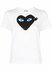 Футболка Comme des Garcons PLAY, размер L, серебристый