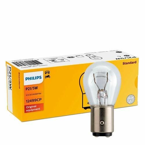 Philips 12499CP Лампа накаливания P21/5W BAY15d