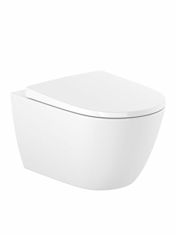 Унитаз Roca Ona 530 Rimless A346687000 подвесной с крышкой микролифт ZRU9310293