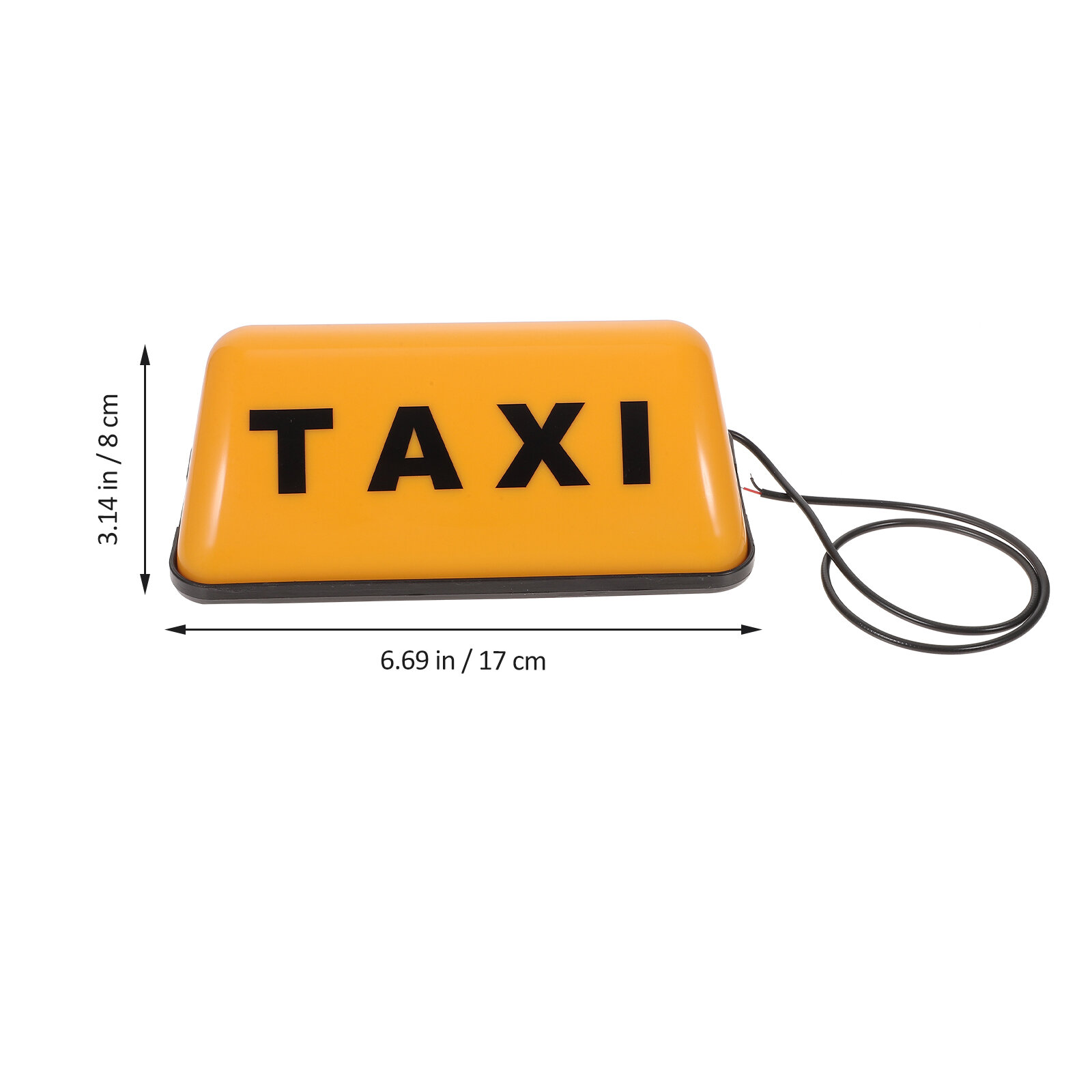 LED Такси Сигнал С Подсветкой 12V Для Крыши Автомобиля Размер 17.00X8.00X6.50CM
