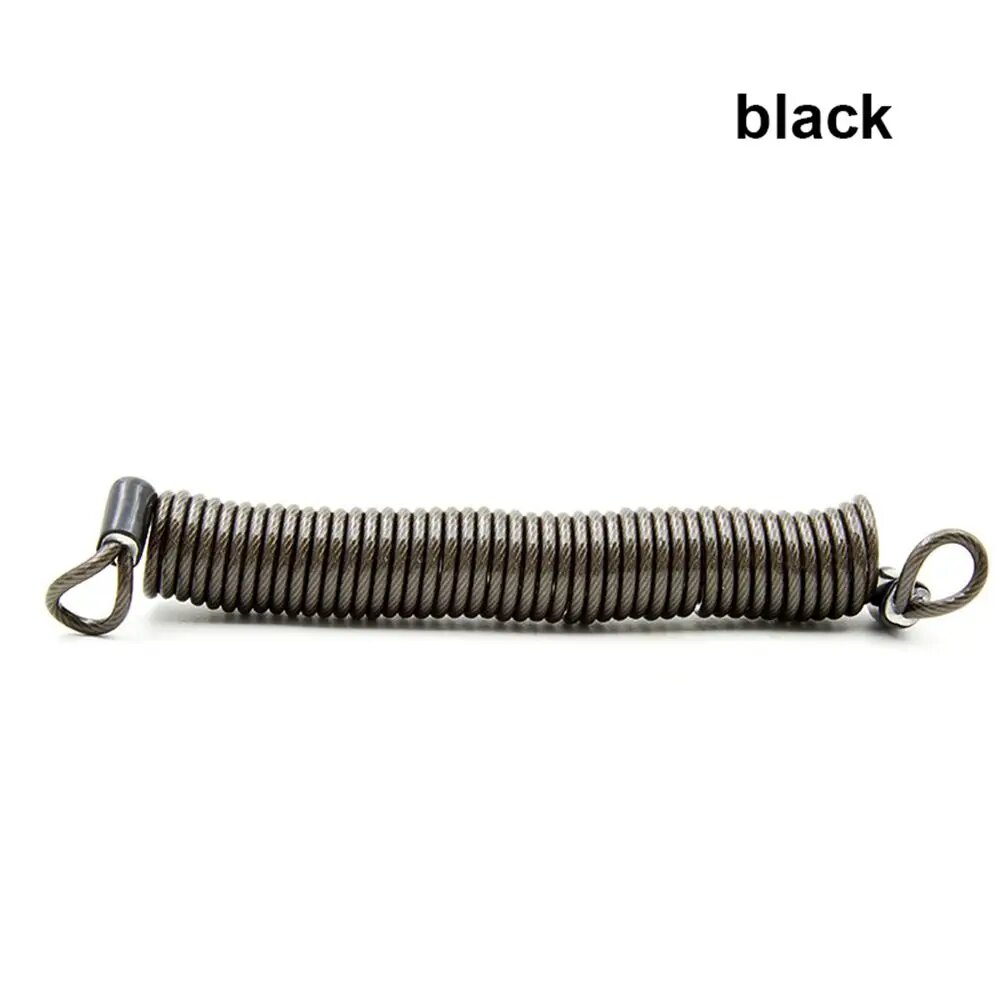 Противоугонный трос-замок для мотоцикла 2,5 м black