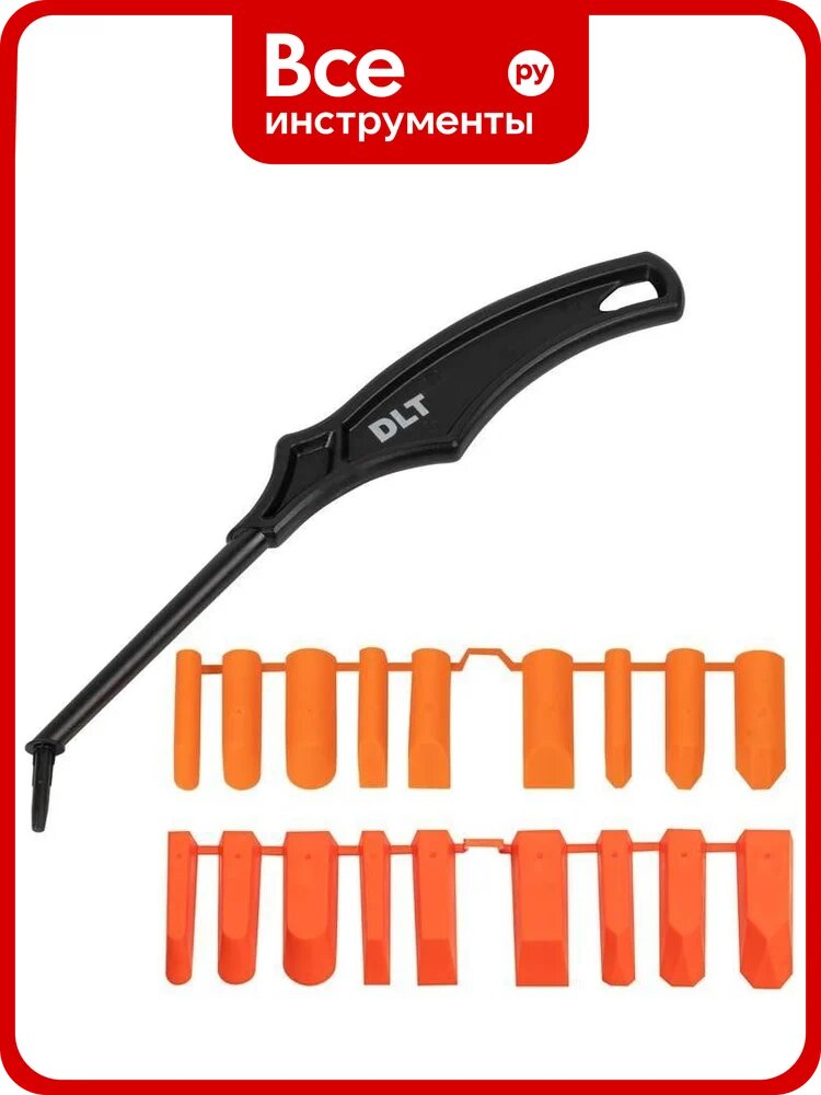 Набор шпателей для силикона DLT Silicone, комплект 18 насадок, арт. 1744