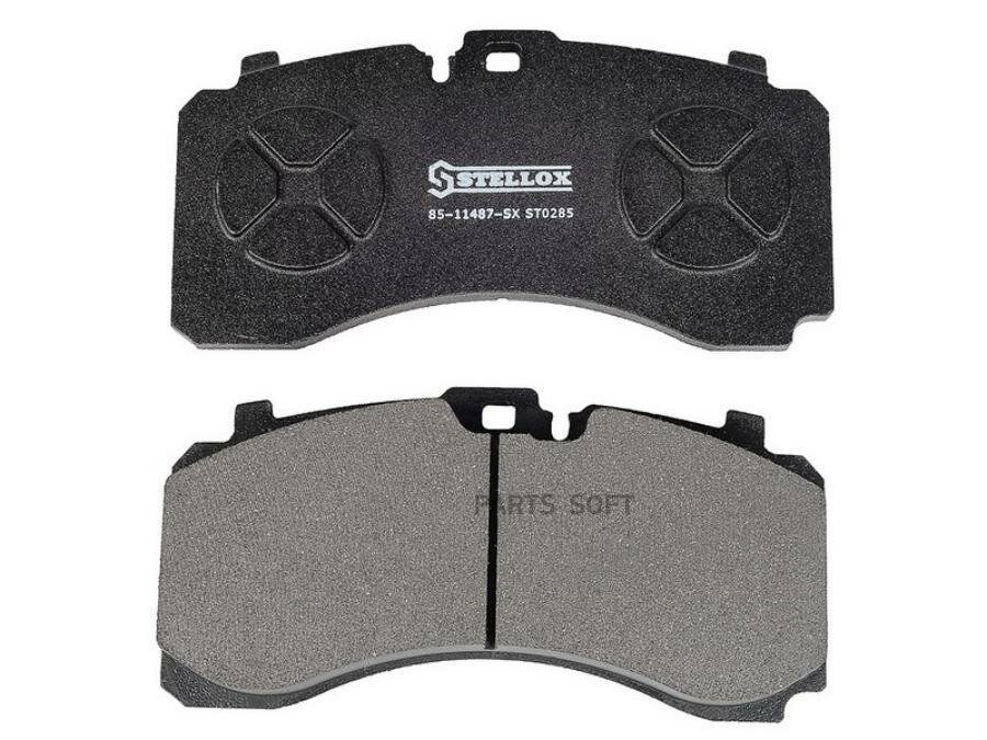 8511487SX STELLOX 85-11487-SX_колодки дисковые WVA 29328/29329 с р/к 215x108.5x32 ось Schmitz Kn