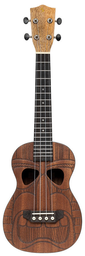 STAGG UC-TIKI HEWA - концерт укулеле, красное дерево, чехол