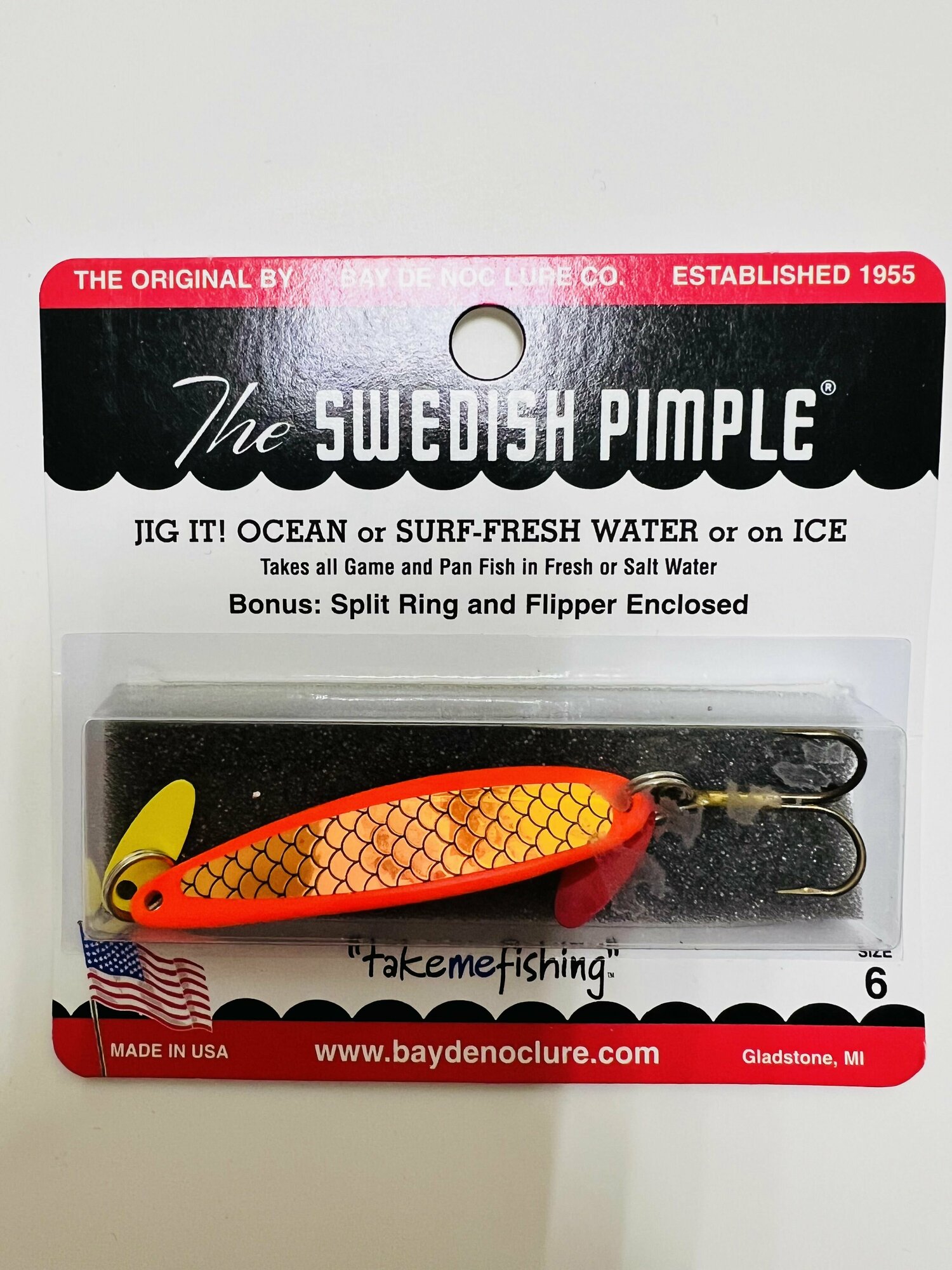 Блесна зимняя The Swedish Pimple 6