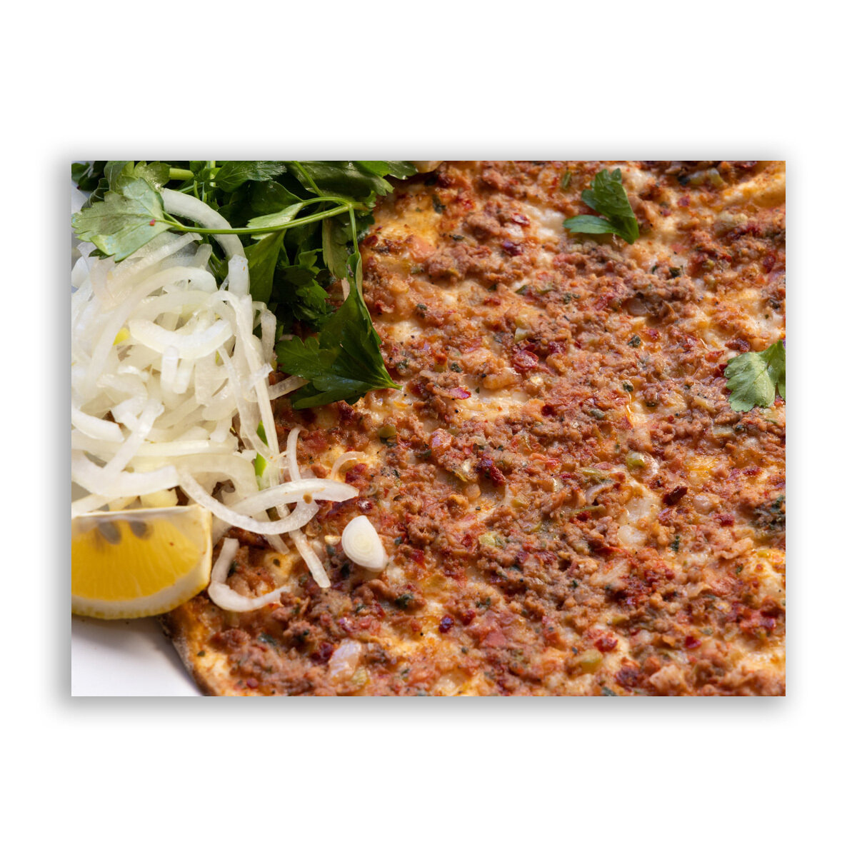 Постер, плакат на бумаге / Турецкая кухня / Размер 80 x 106 см