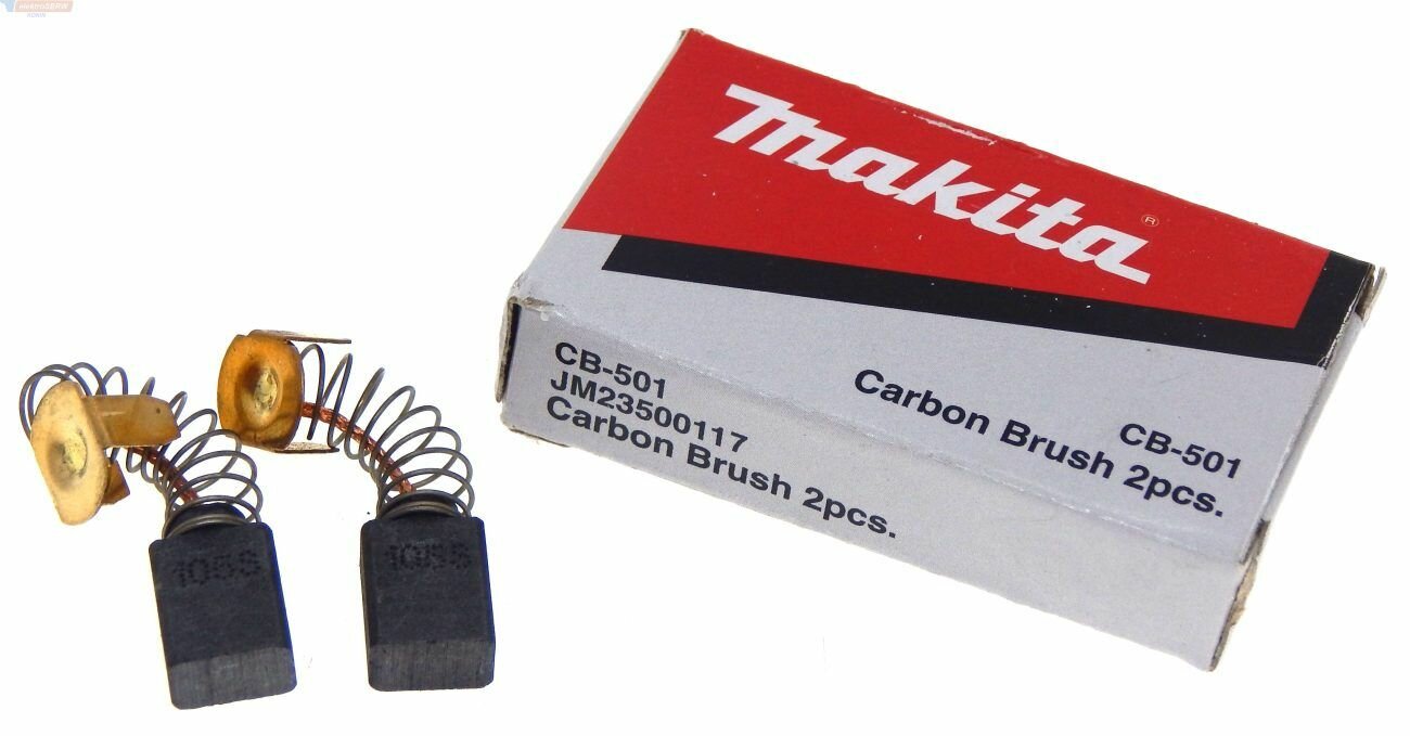 Угольные щетки CB-501 для торцовочной пилы LS0815FL Makita (JM23500117)