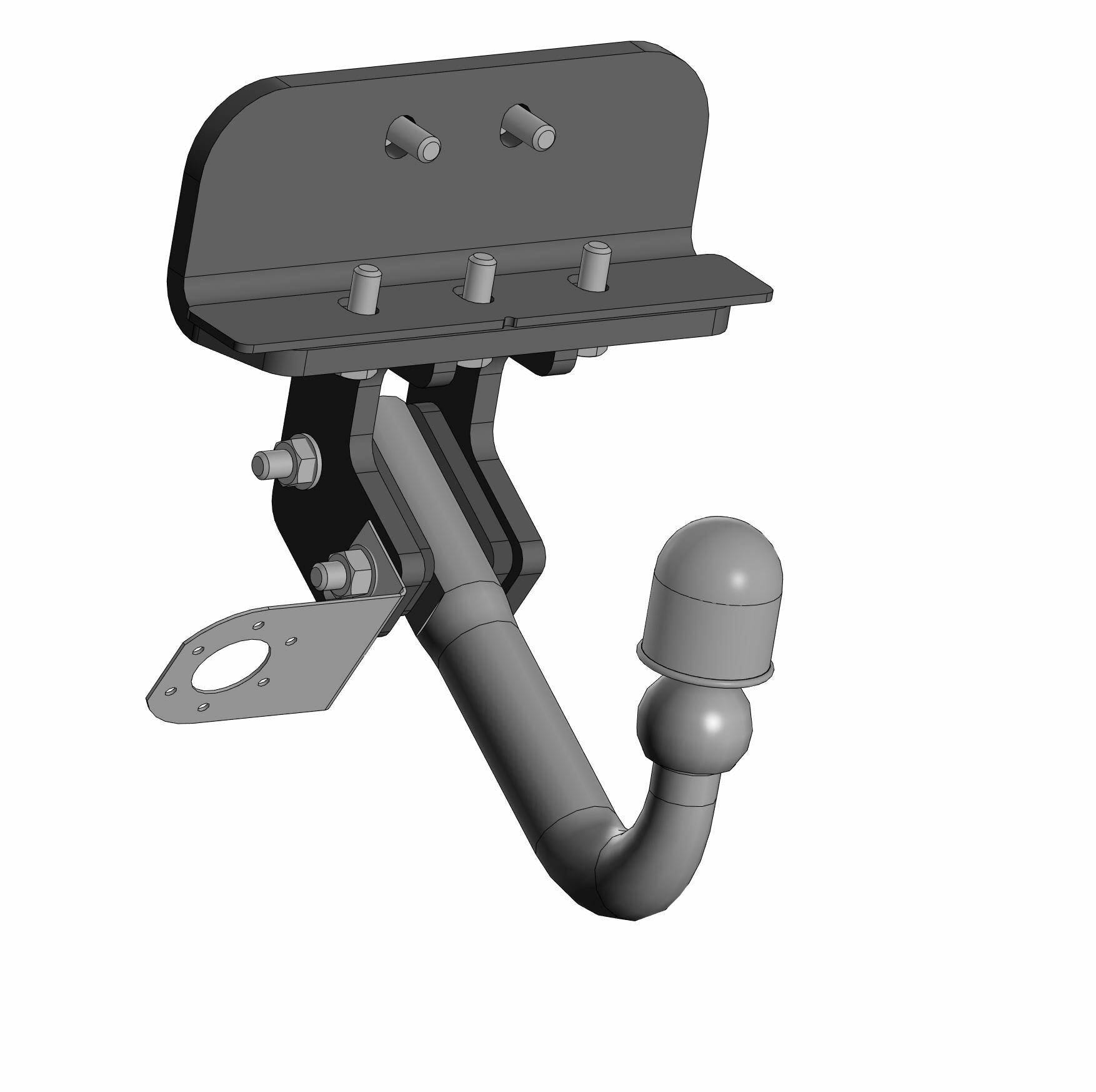 Фаркоп WESO 3004-A на Toyota Land Cruiser J300 2021-