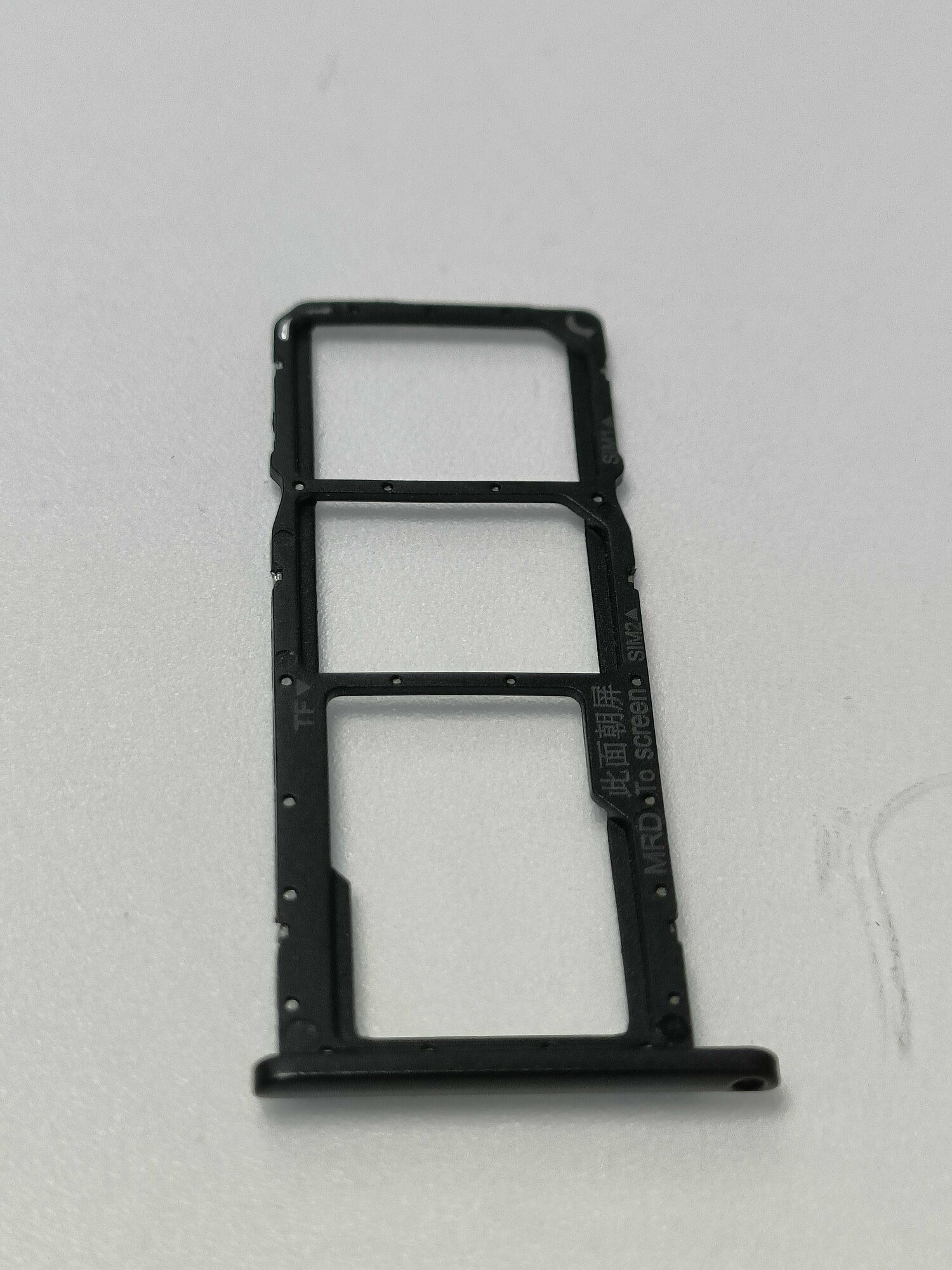 Сим лоток для Honor 8a черный