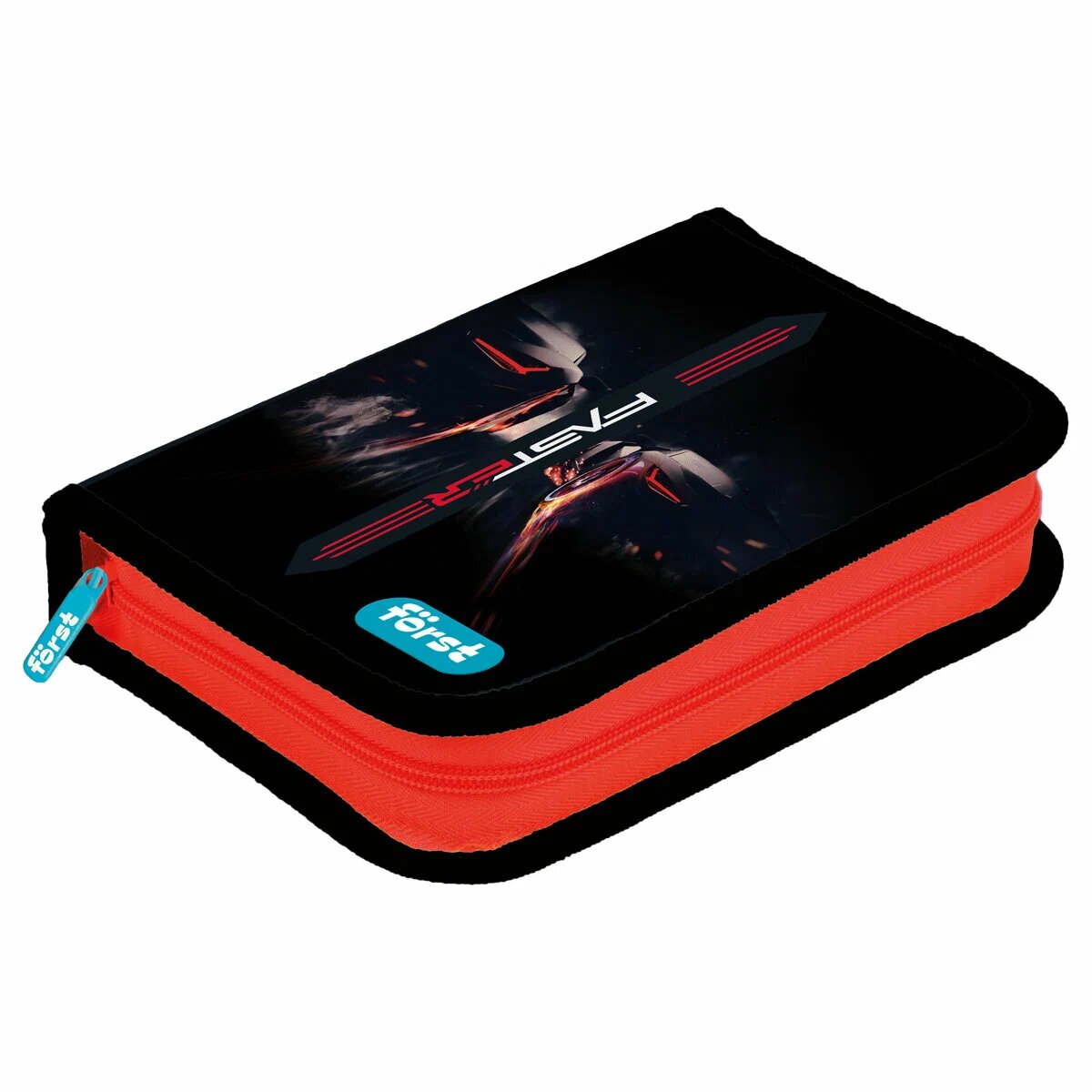 Пенал 1 отделение, 200*140*40 Först "Faster", дополнительная откидная секция, полиэстер