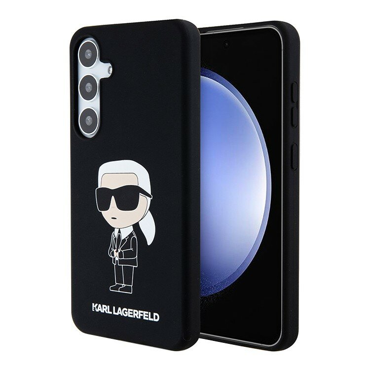 Karl Lagerfeld чехол силиконовый для Galaxy S24, NFT Karl Ikonik черный