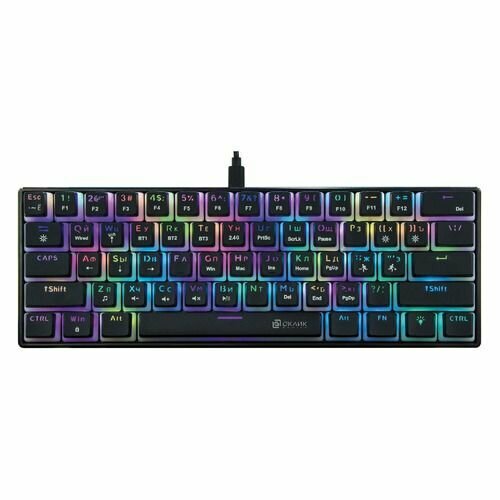 Клавиатура Oklick K763W, USB, Bluetooth/Радиоканал, черный [1920548]
