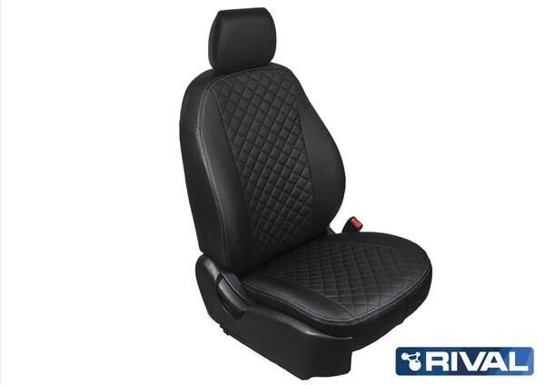 Чехлы автомобильные Rival SC.4705.2 Эко кожа черный 12 предметов