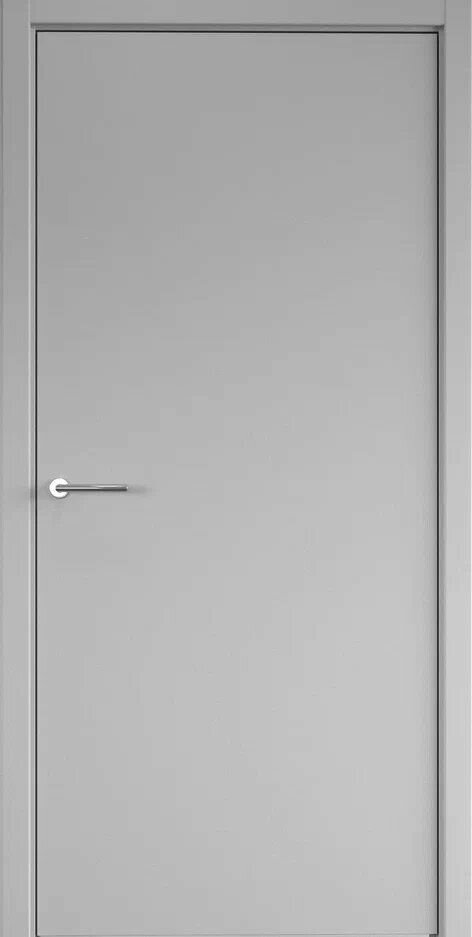 Двери Эмаль Геометрия 1 Серая 600x2000 в комплекте коробка 2,5шт и наличник 5шт