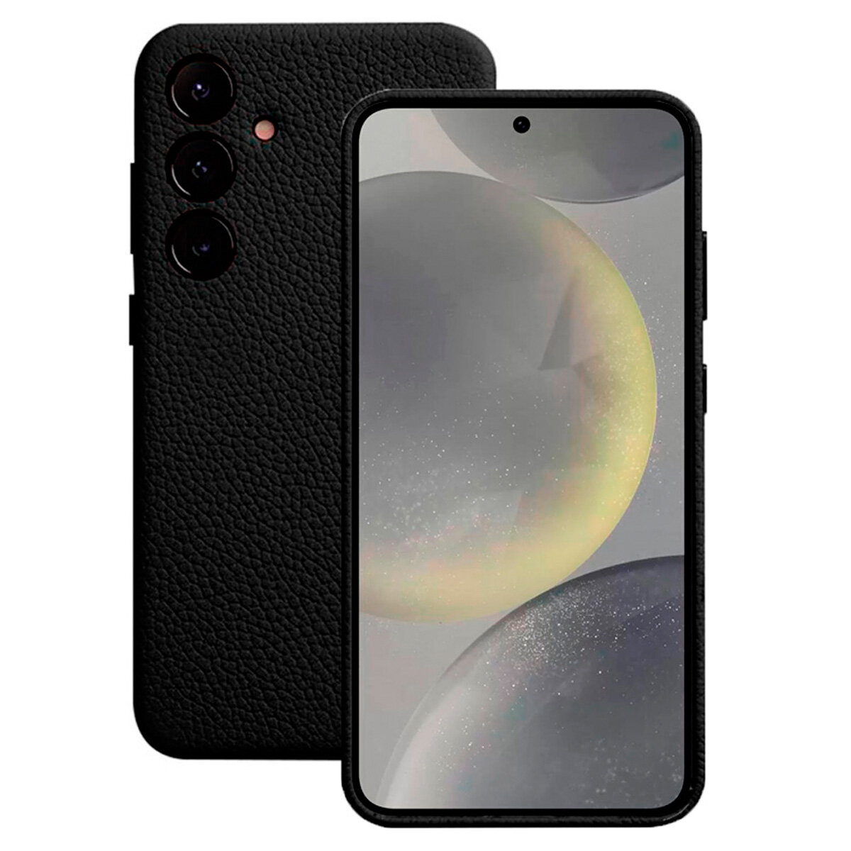 Кожаный чехол накладка Melkco Origin Regal SС для Samsung Galaxy S24+, черный