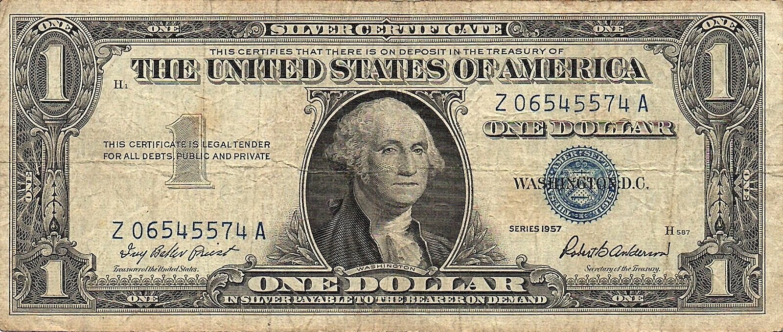 Доллар 1957 года США 06545574