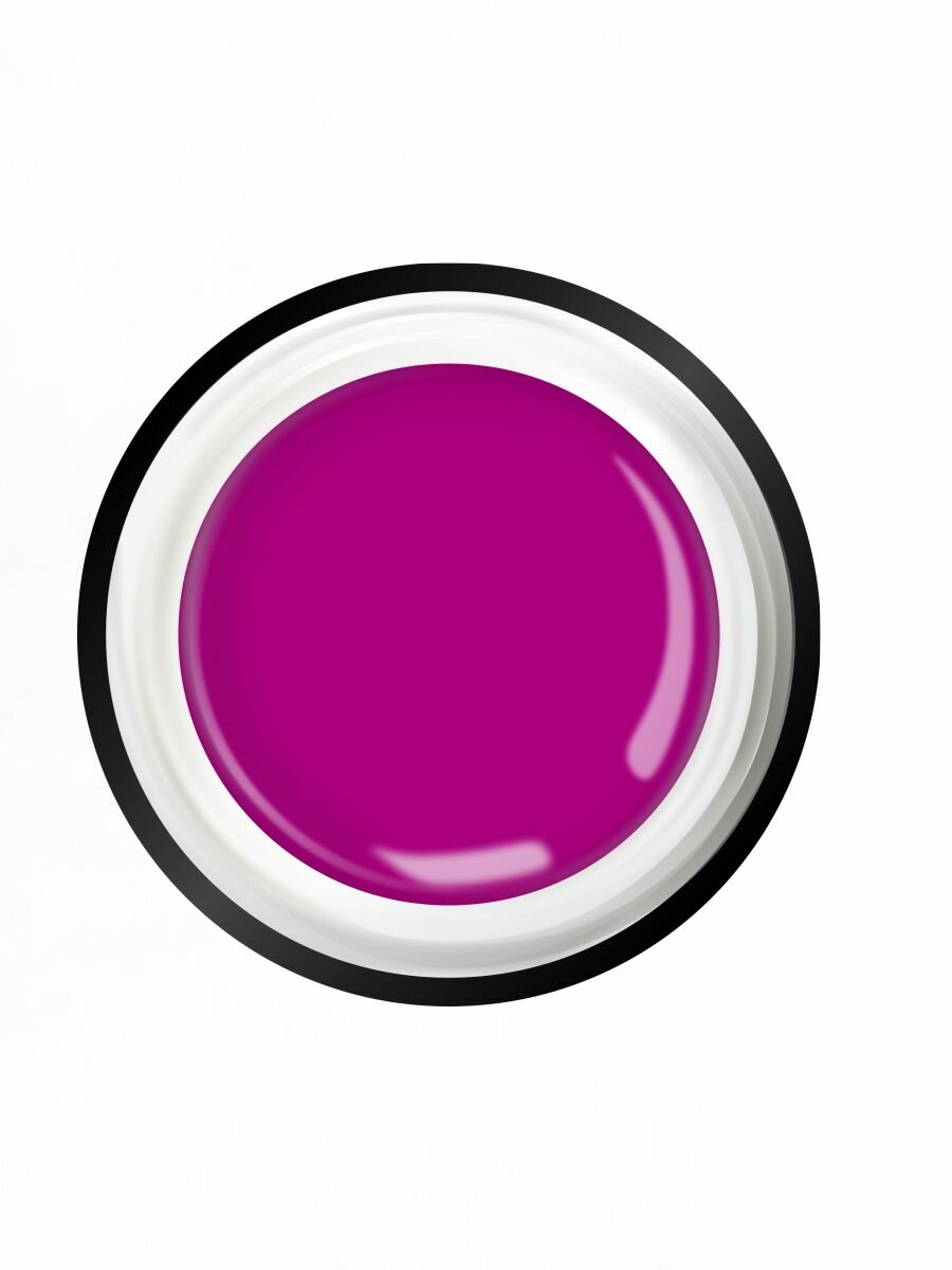 Nail Club Гель-краска с липким слоем лиловая GO-26 Lilu, 5 мл.