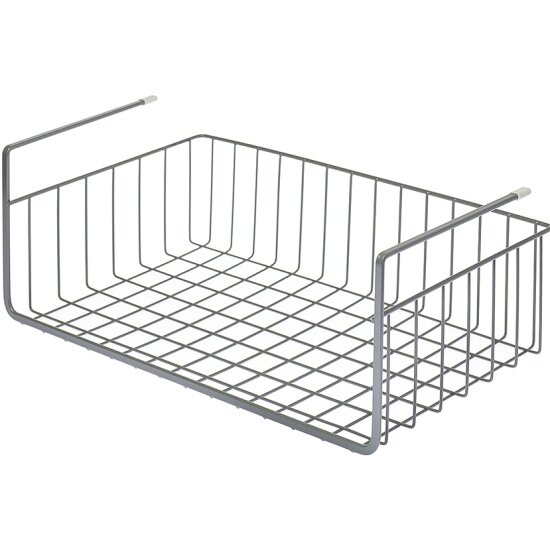 Корзина Smart Solutions для хранения подвесная Granli, 38,8х24,5х15 см, серая