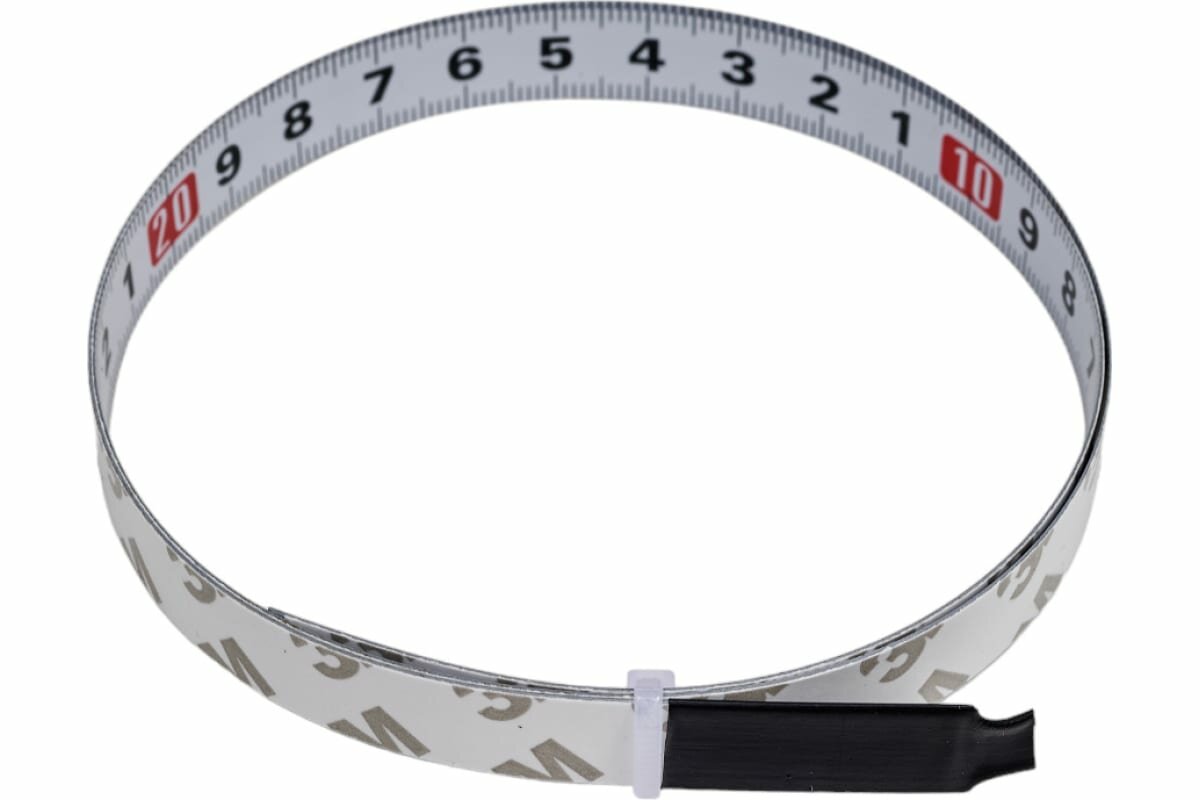 WOODWORK RUL-06G Линейка самоклеящаяся 0.6 м с метрической шкалой для черчения и измерений