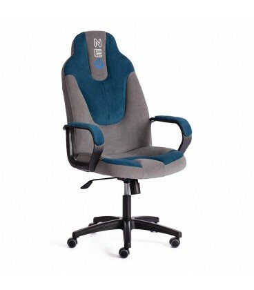 Кресло офисное NEO 2 (22) флок, серый / синий