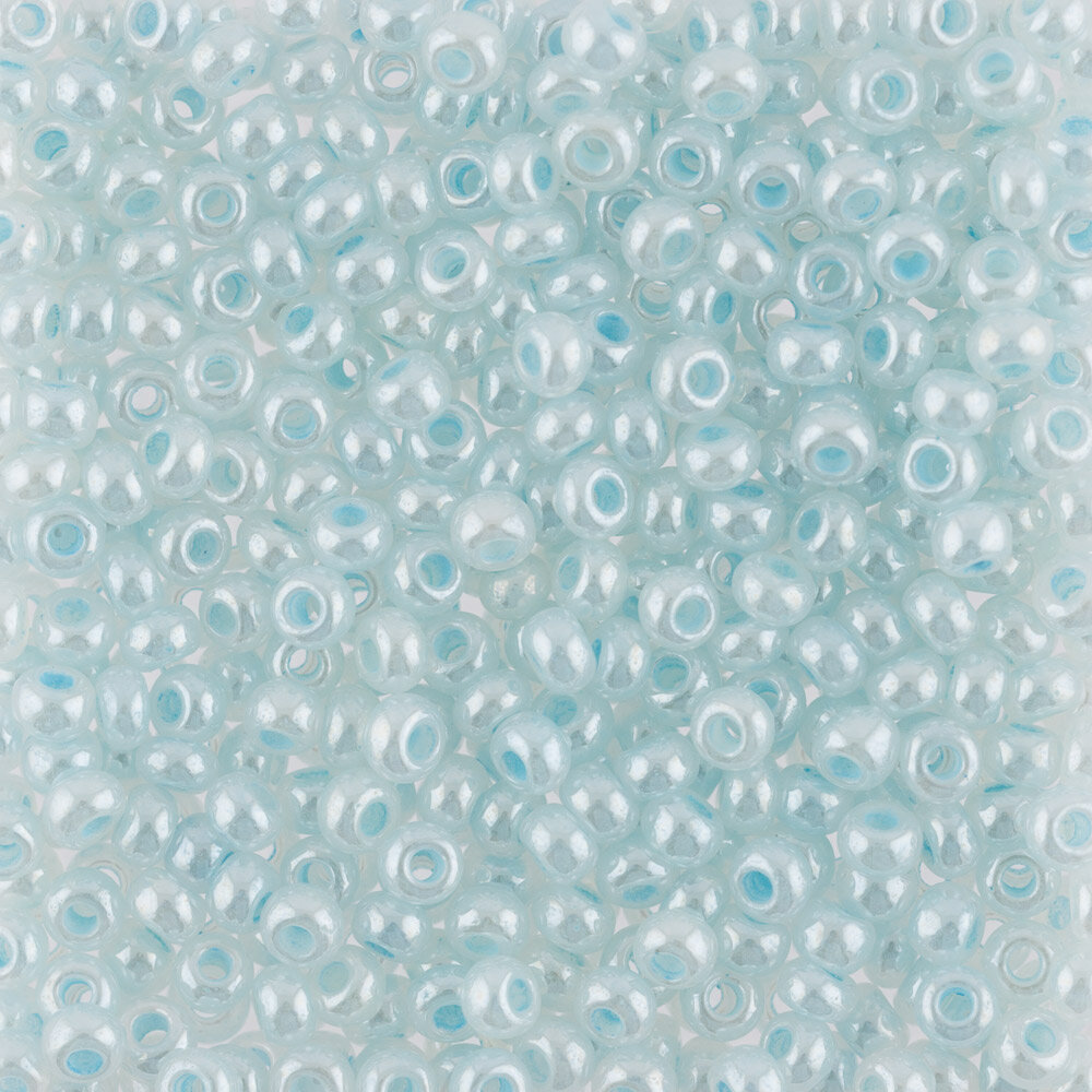Круглый 1 10/0 2.3 мм 50 г 1-й сорт A032 св. голубой ( 37132 )