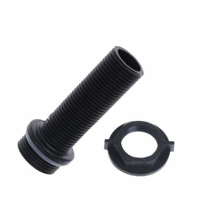 Втулка верхнего душа, для душевой лейки Тропический дождь, гайка и уплотнение в комплекте, резьба 3/4"-1/2", пластик, для душевой кабины