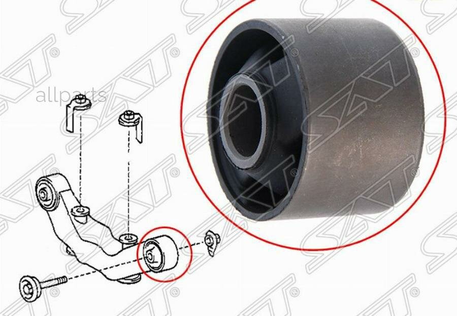 SAT ST-52380-48040B Сайлентблок опоры двигателя Lexus RX 97-09 / Toyota Allion 07-21