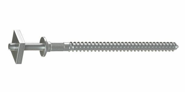 Шпилька специальная с гайкой Docke (без цвета) STANDARD, оцинкованная сталь, 5 уп.