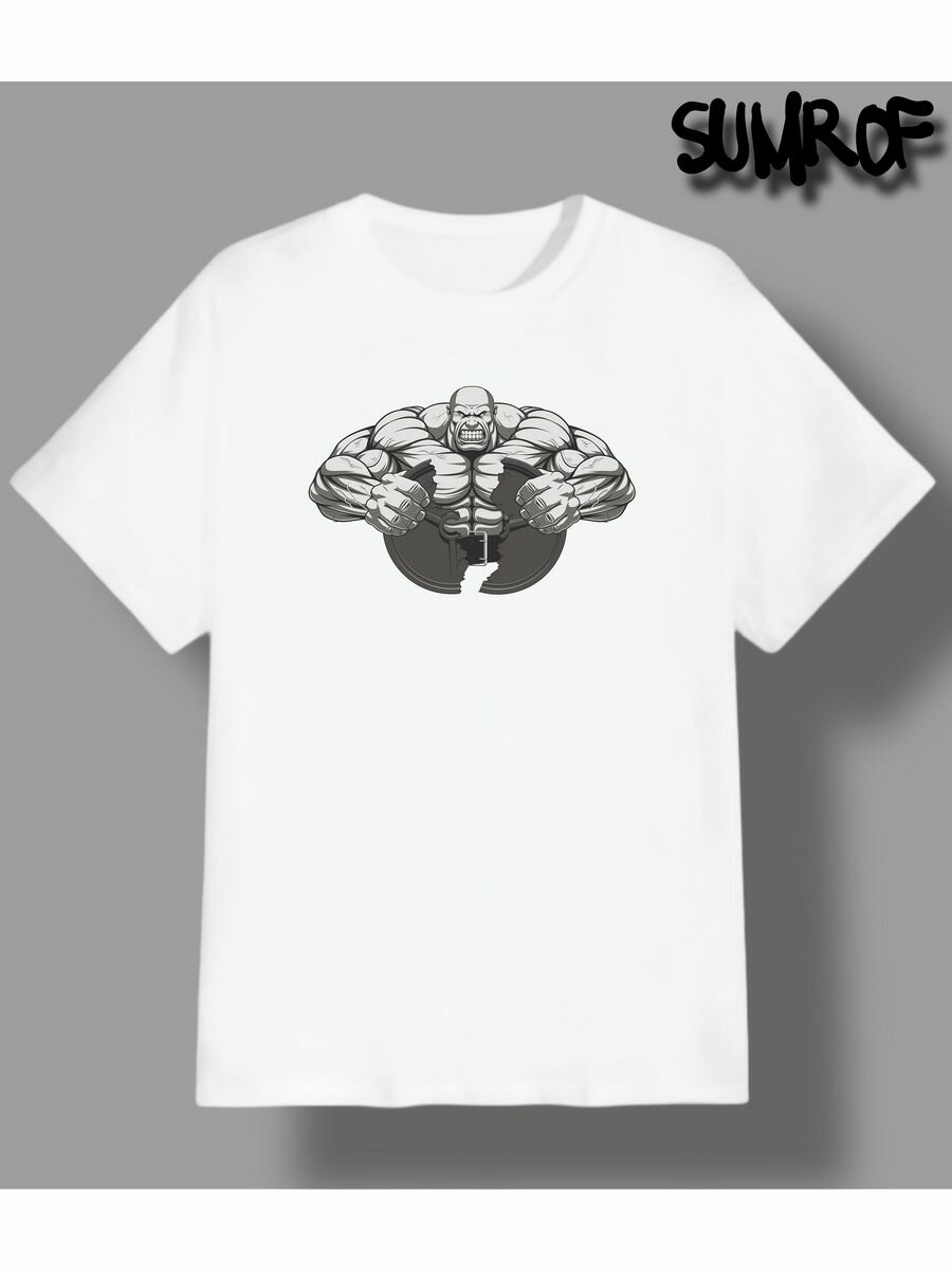 Футболка тяжелая атлетика качек