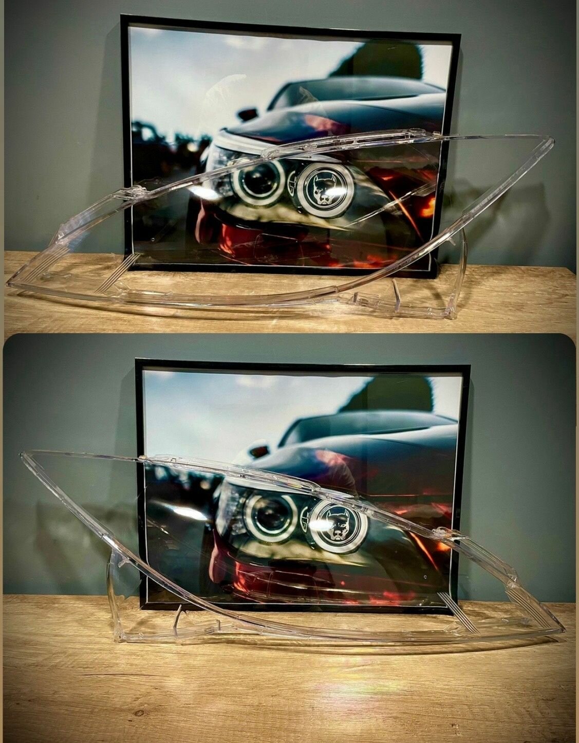 Стекла для фар на Mazda 6 GH 2007-2013 (комплект), Мазда 6 - прозрачные новые стекла