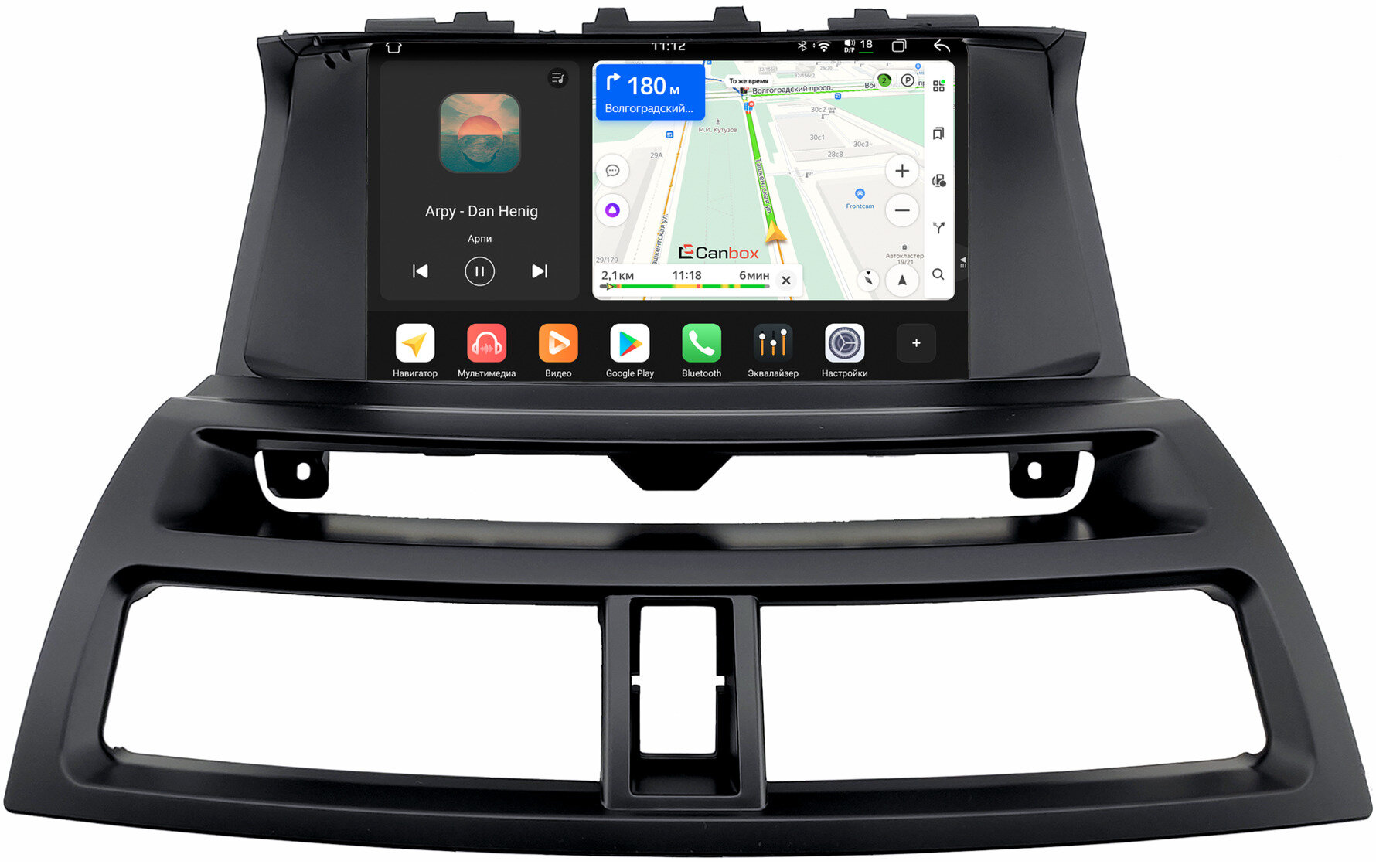 Штатная магнитола Honda Accord 8, Crosstour 2007-2012 (авто с навигацией) Canbox PRO-Line 2K 4252-9-1418 Android 13 (4G-SIM, 8/256, DSP, QLed)