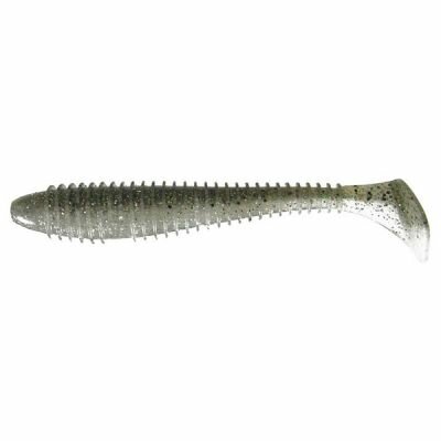 Силиконовая приманка Keitech Swing Impact FAT 3.8" 416 Silver Flash Minnow