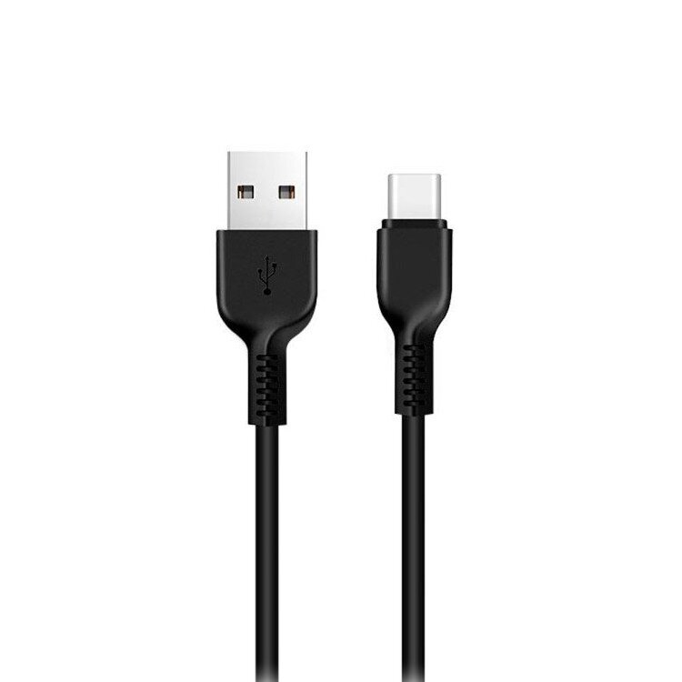 Кабель USB A --> Type-C (M) 1.0м (USB 2.0) hoco X20, черный