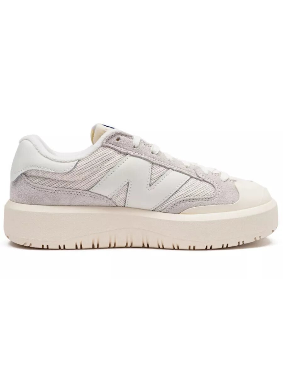 Кроссовки New Balance, размер 40.5 EU, бежевый — фото 1