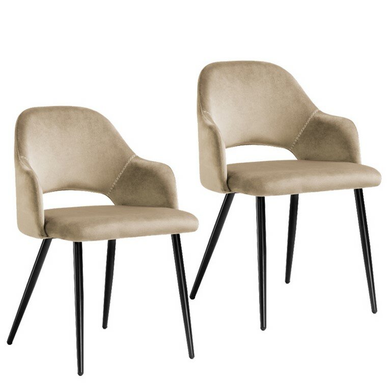 Комплект из 2-х стульев Konor champagne / black