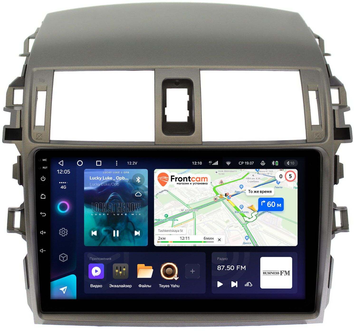 Штатная магнитола Teyes CC3L 4/32 9" RM-9061 Toyota Corolla (E150) 2006-2013 Android 10 (4G-SIM, DSP, IPS)