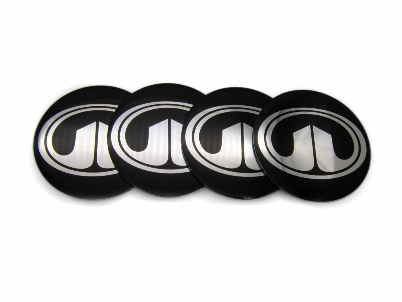 Наклейки на колесные диски Great Wall black D-45 mm