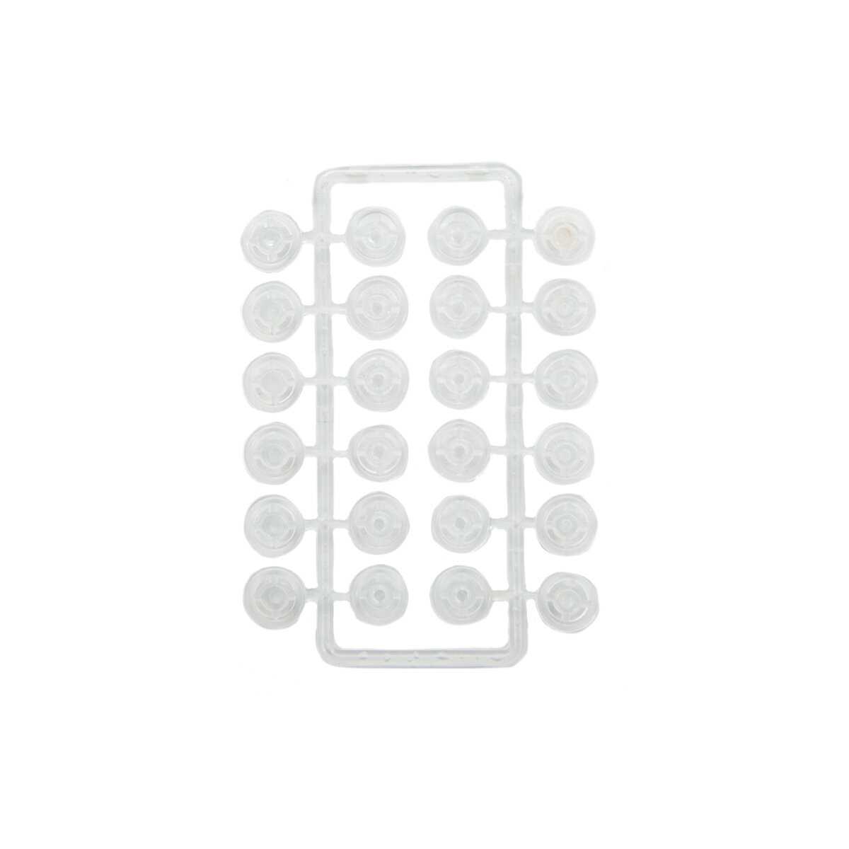 512100 Кнопки для легких тканей, 7мм, 12 компл, прозрачные Hobby&Pro